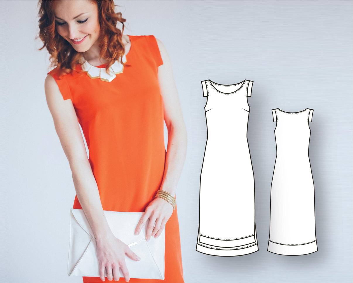 Shift Dress Pattern - Sewing Pattern – Dressy Talk