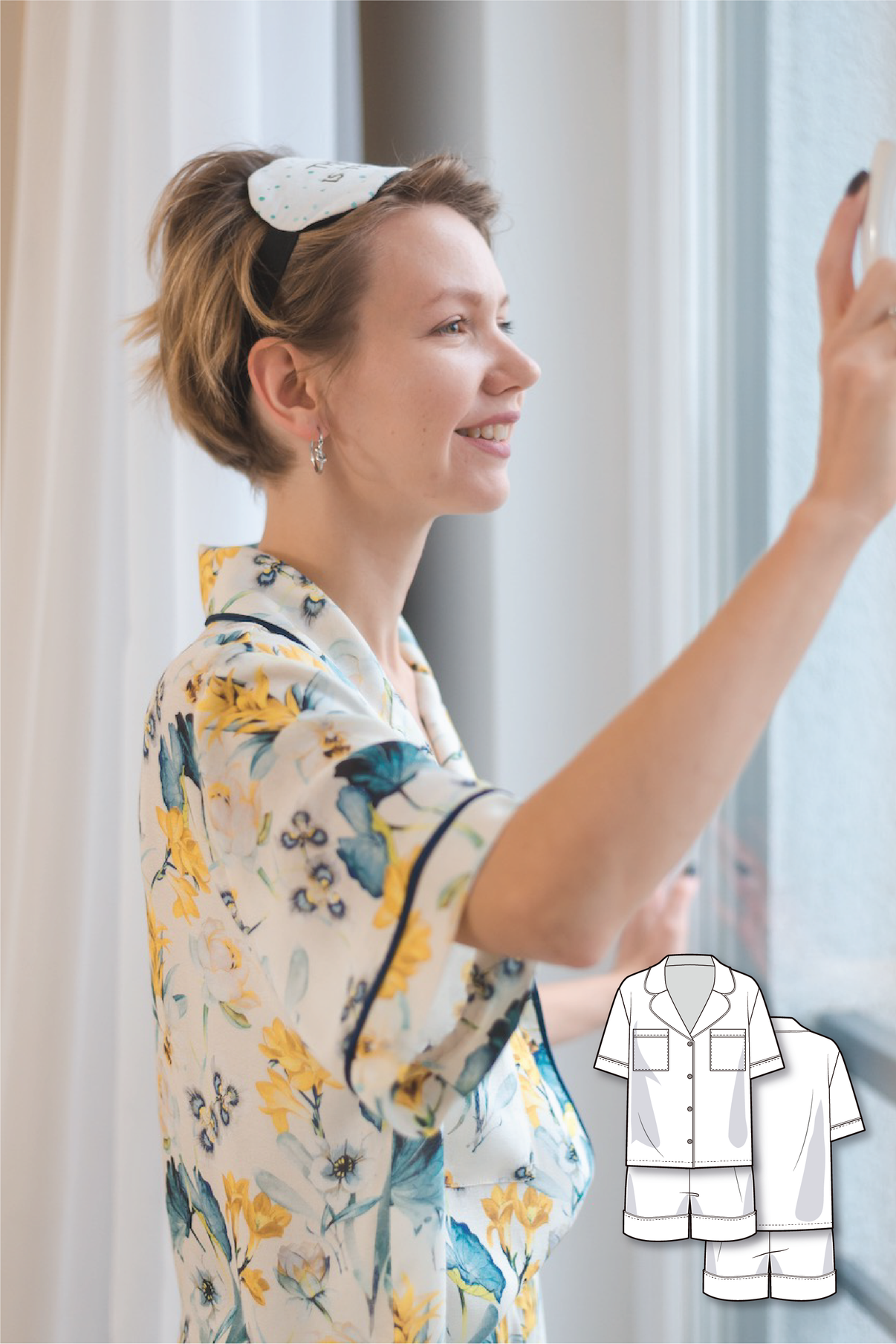 Pyjama Sewing Pattern - Sleepwear Patterns - Women's PDF Sewing Patter ...